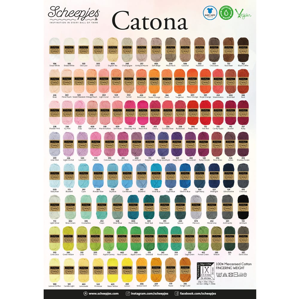 Scheepjes Catona Baumwolle - deinewollwelt